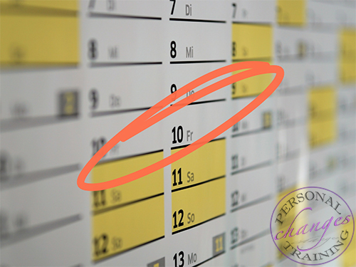 PT Availability – Personal Changes Training